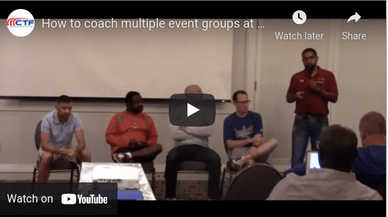 Coaching Multiple Events - Track and Field Toolbox